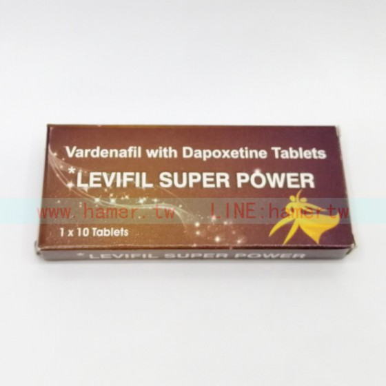 超級艾力達雙效片 Levifil Super Power 強力助勃增硬+有效延時持久